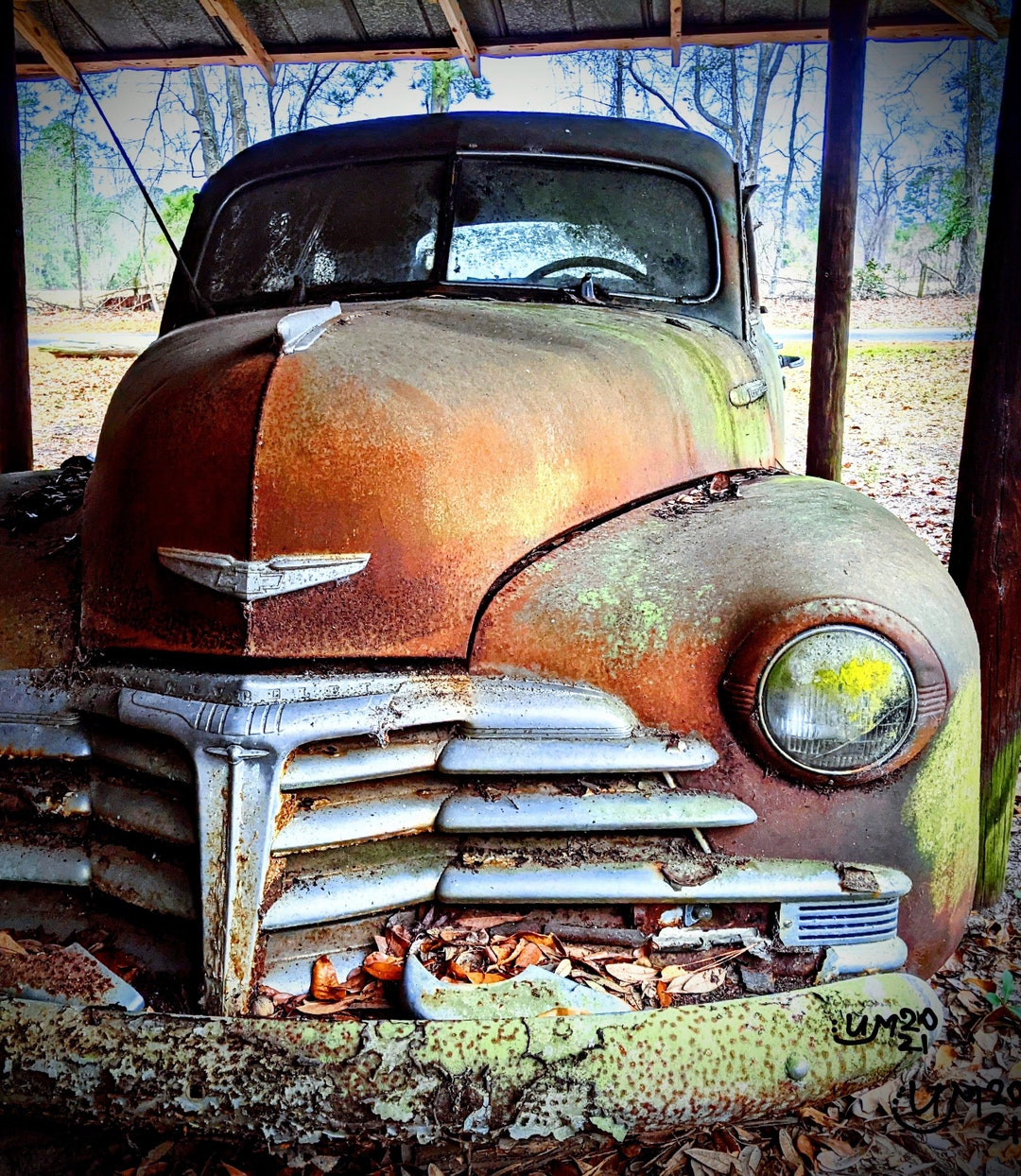 Rustic Truck Photography Print: Abandoned Vintage Vehicle (digital ...