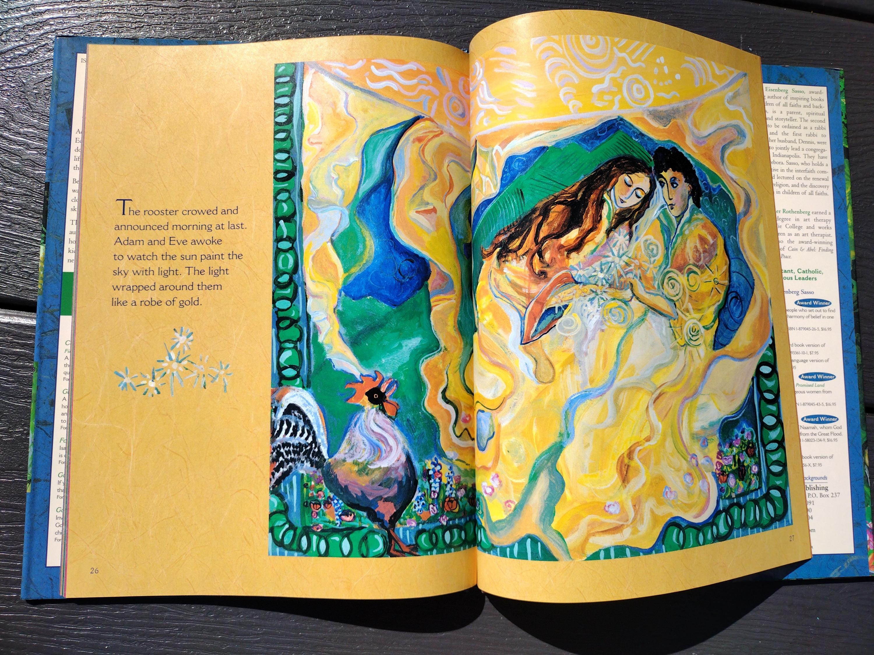 Vintage Children's Book: Adam and Eve's First Sunset, Sandy Eisenberg ...