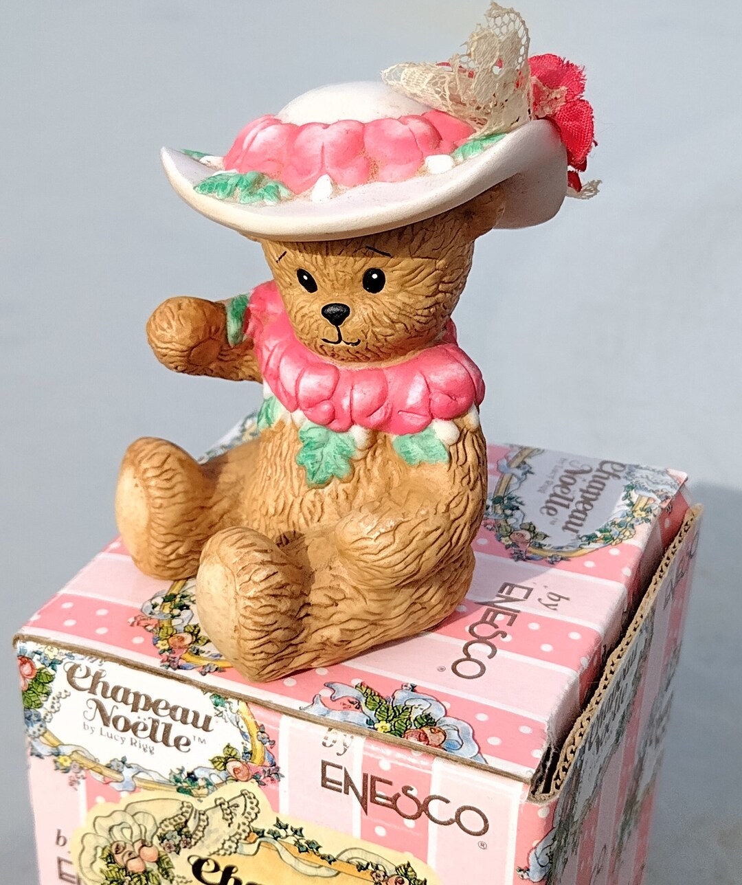 Vintage Lucy Riggs Enesco Chapeau Noelle Bleeding Heart "sandy ...