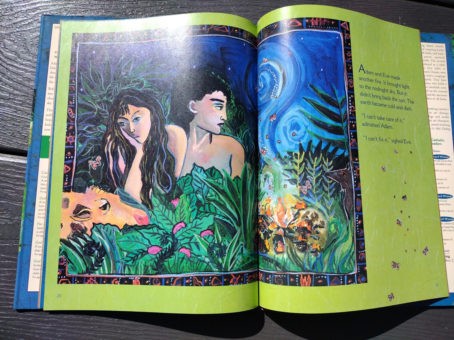 Vintage Children's Book: Adam and Eve's First Sunset, Sandy Eisenberg ...