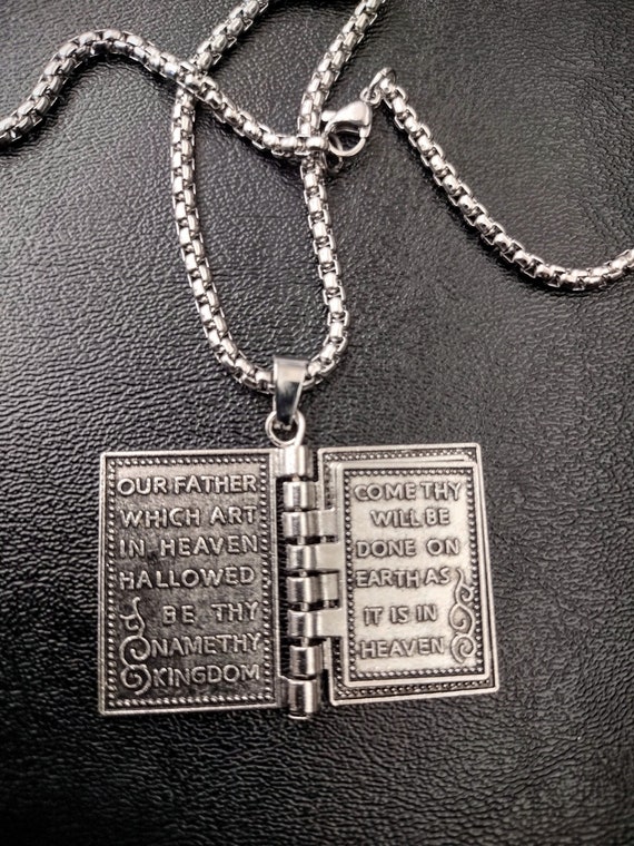 Mini Bible Our Father Lord's Prayer Vintage Looking B… - Gem