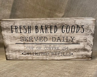 Baked Goods Sign - Etsy