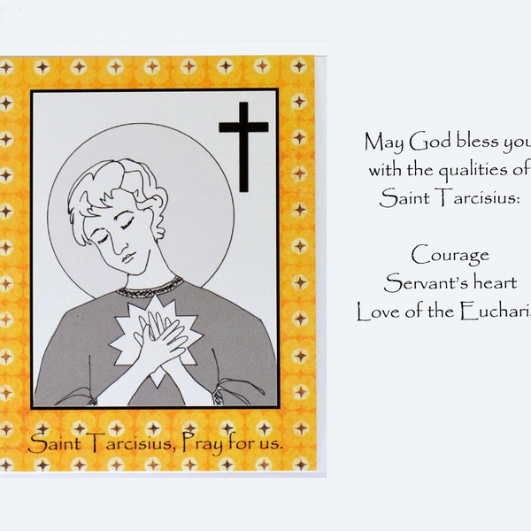 St Tarcisius - Etsy