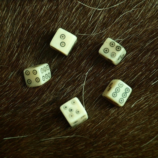 Bone Dice - Etsy