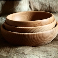 Jormungandr Wooden Bowl, Handcarved Wooden Bowl, Slavic Tableware ...