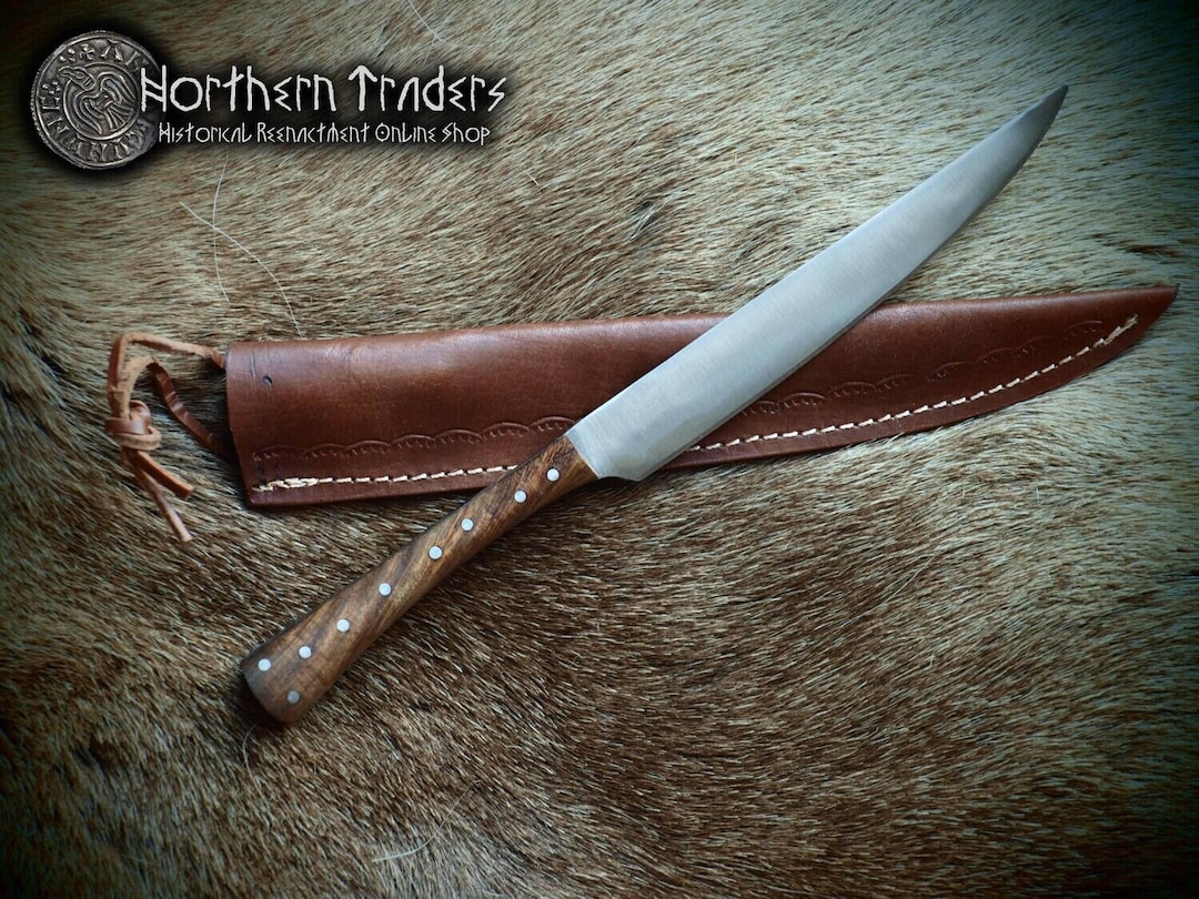 Medieval Knife With Wooden Handle - Etsy