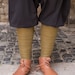 Medieval Leg Wraps Wool Winingas Light Grey - Etsy
