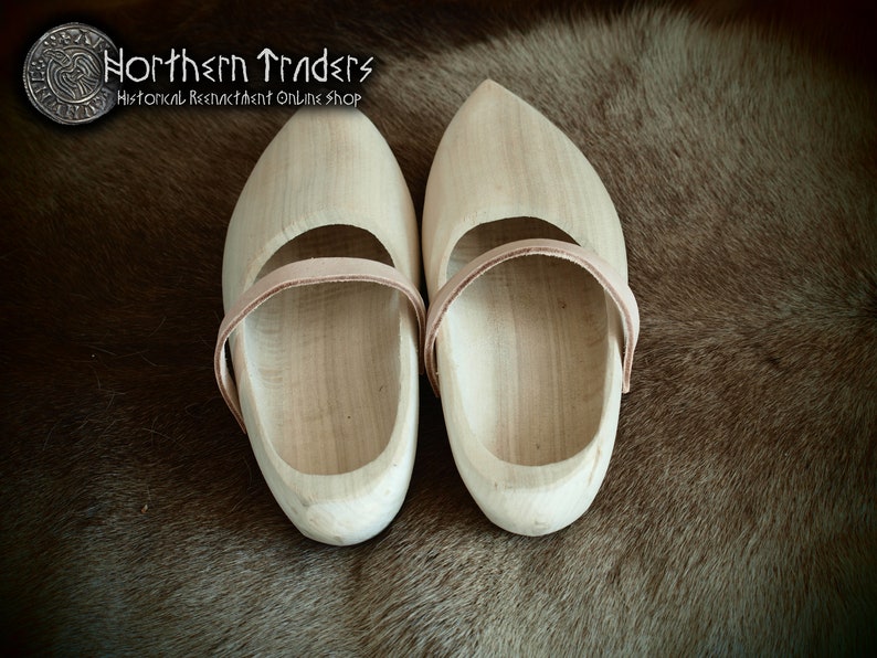 Medieval Wooden Clogs - Etsy