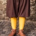 Medieval Leg Wraps - Wool Winingas - Yellow - Etsy