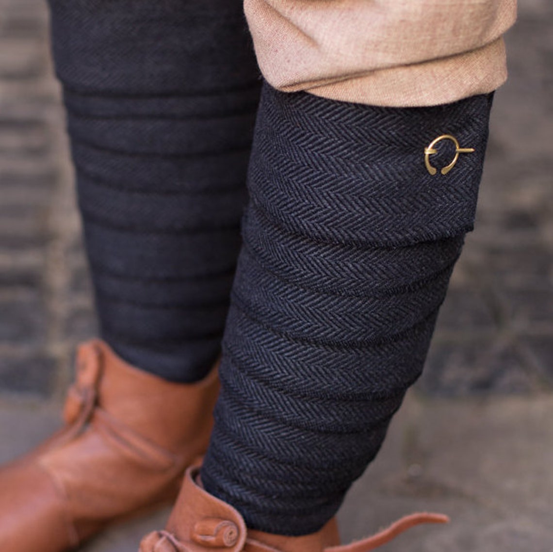 Medieval leg wraps wool various colours | Etsy