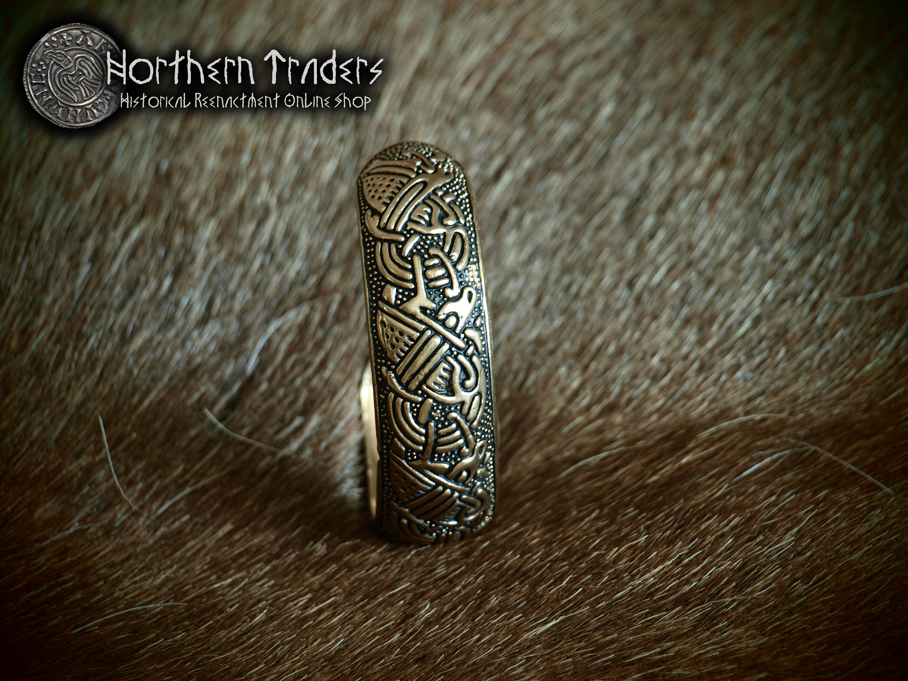 Celtic Bracelet With Interlaced Beasts - Etsy