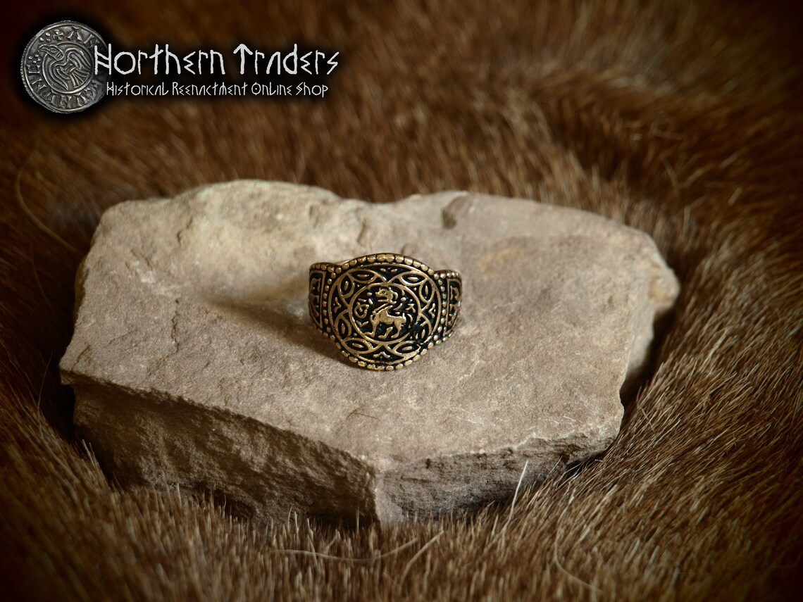 Anglo-saxon Ring From Æthelswith - Etsy