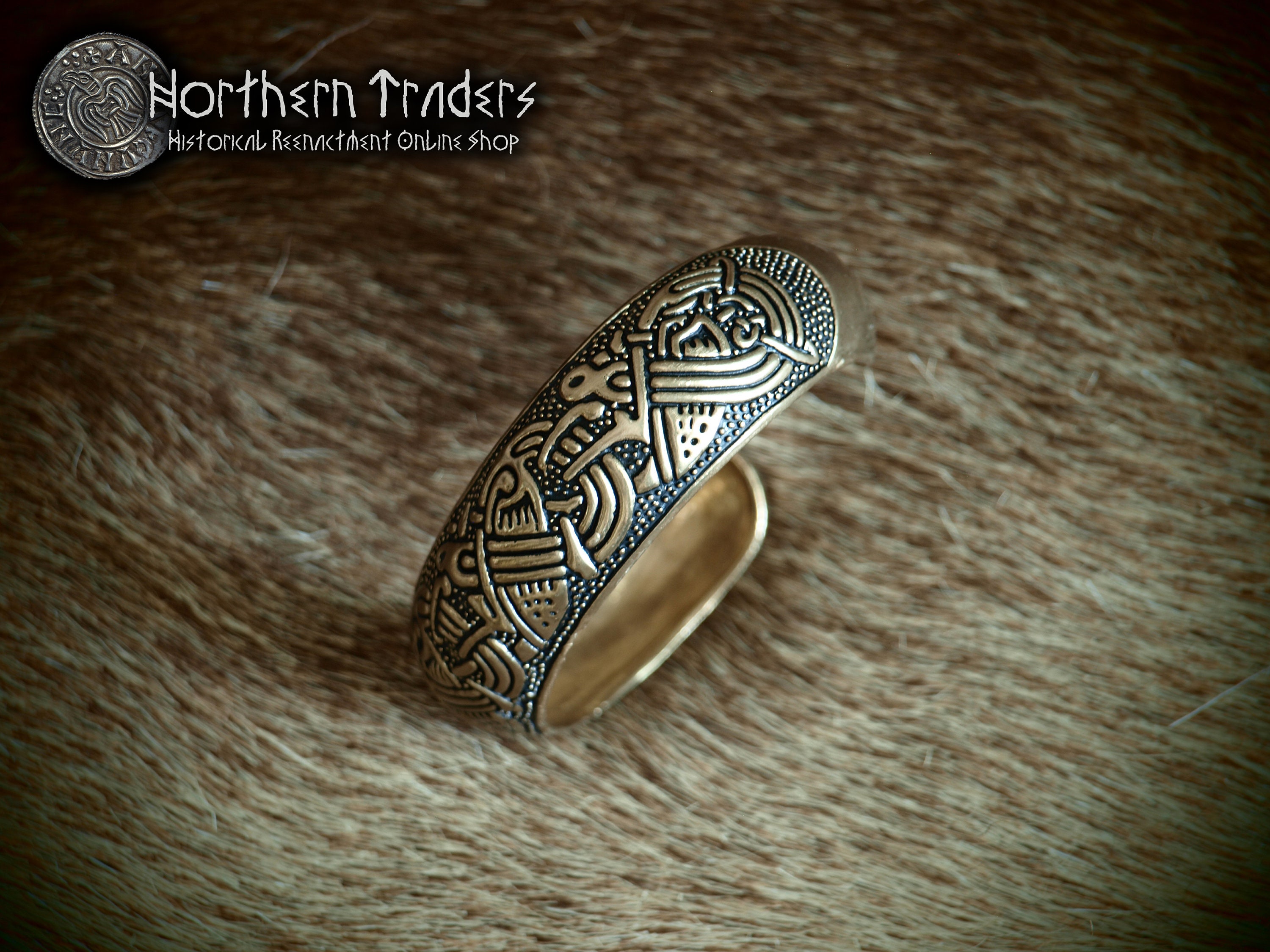 Celtic Bracelet With Interlaced Beasts - Etsy
