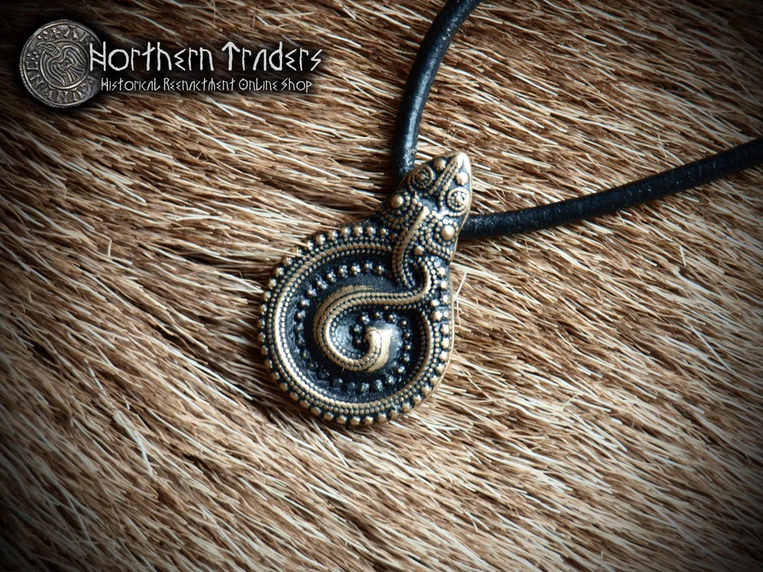 Viking Snake Amulet From Gørding - Etsy