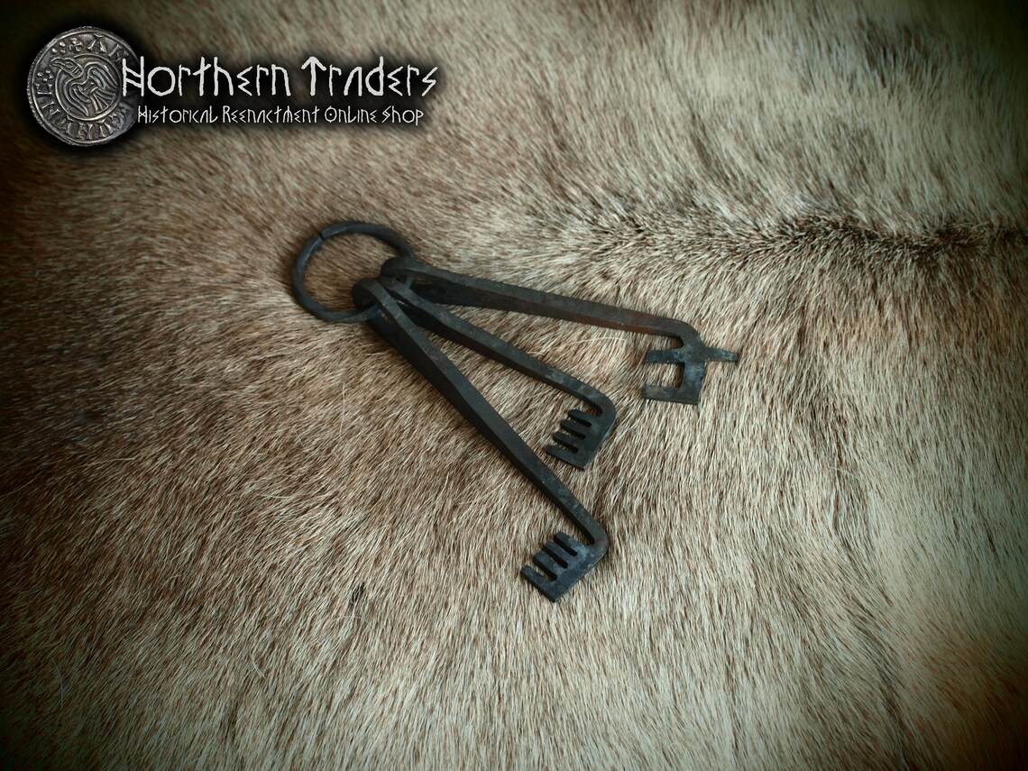 Hand-forged Viking Keys | Etsy
