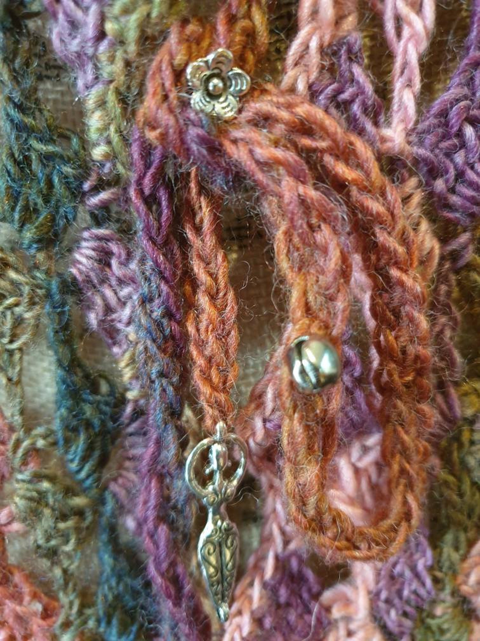 Field of Wildflowers Shawl Scarf Triangle Shawl Triangle | Etsy