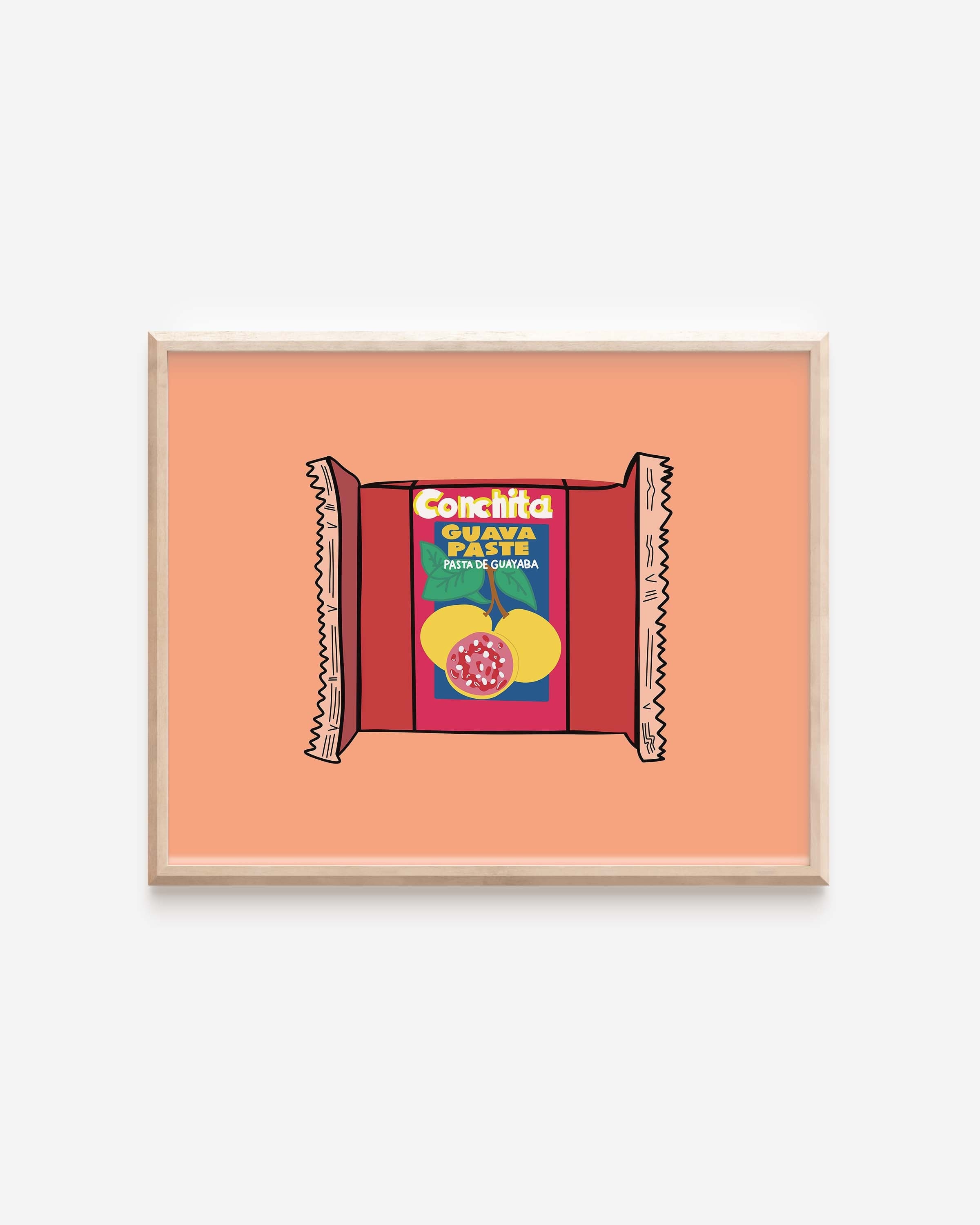 Guava Conchita Art | Jarrito Art | Miami Art | Bustelo Coffee Art Print ...