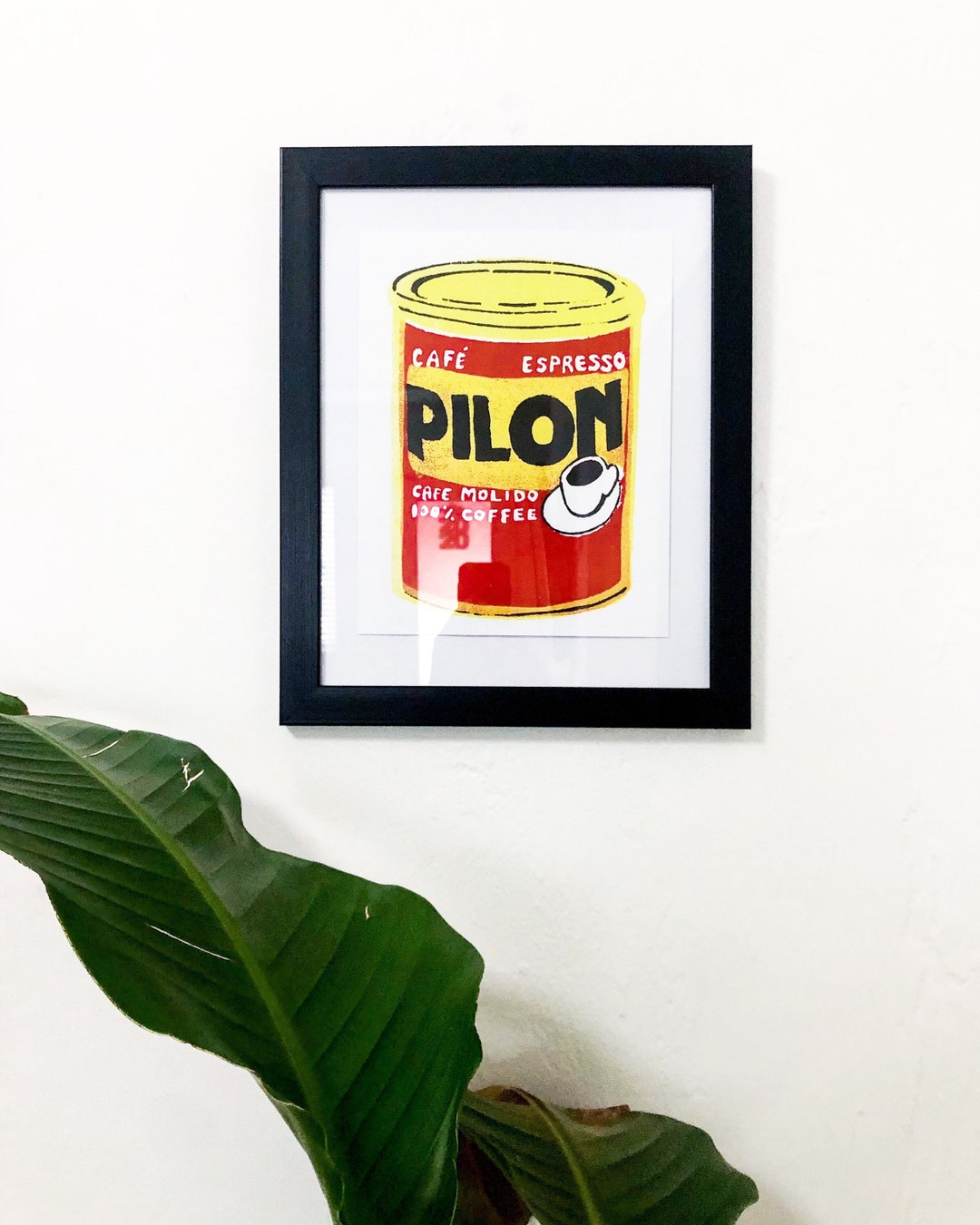 Pilon Coffee Art Print | Latina Latino Wall Art | Coffee Wall Art ...