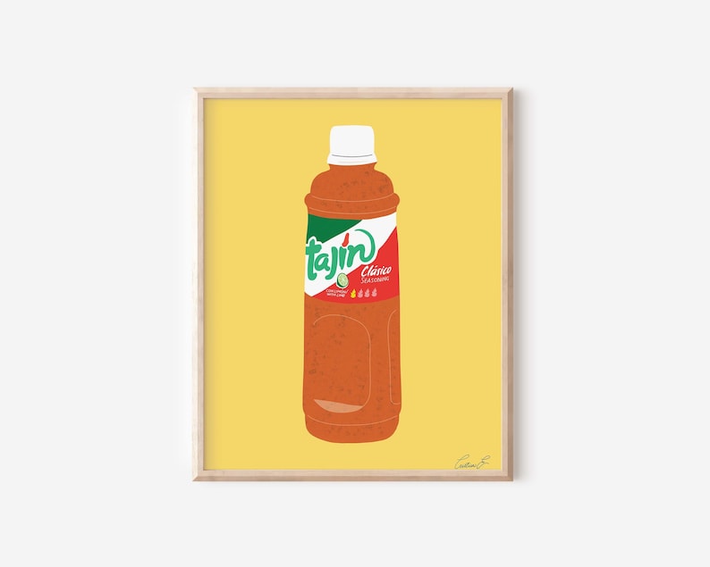 Tajin Art Print | Latina Latino Wall Art | Tajin Seasoning Art ...