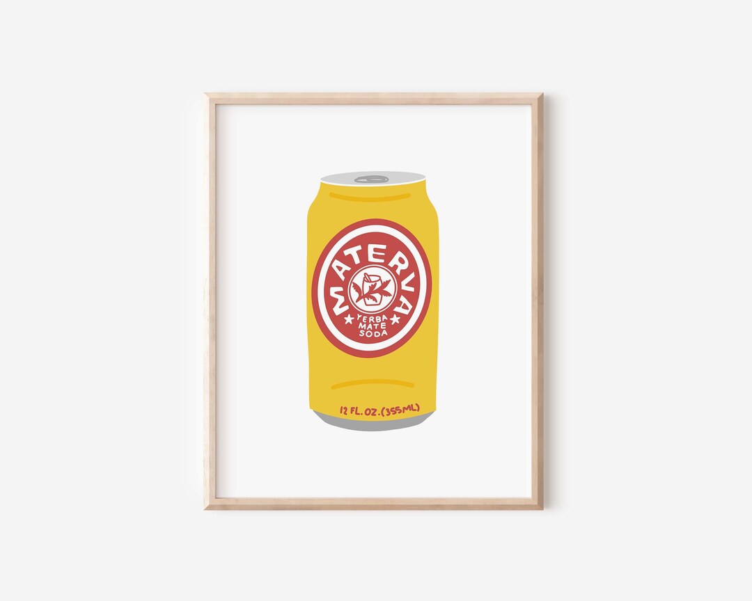 Materva Soda Art Print | Printable Miami Wall Art | Soda Art ...