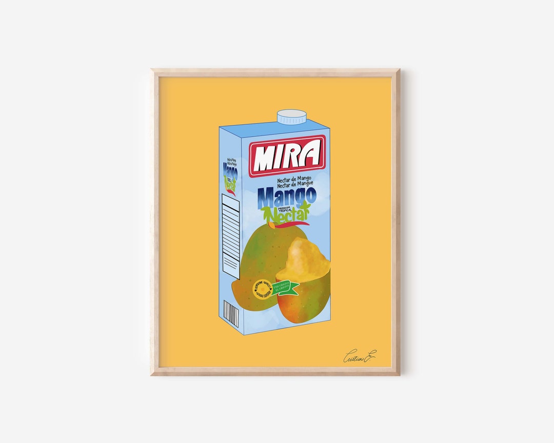 Mira Mango Nectar Juice Art | Jugo De Mango Art | Miami Art | Mango Art ...