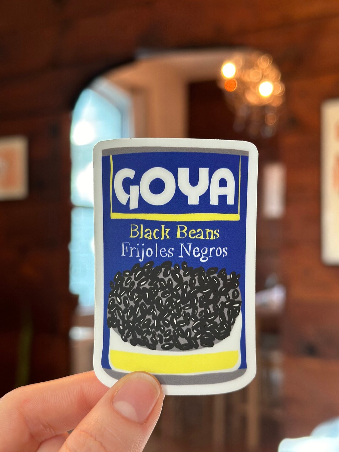 Goya Black Beans Sticker | Frijoles Negros Sticker | Latina Sticker ...