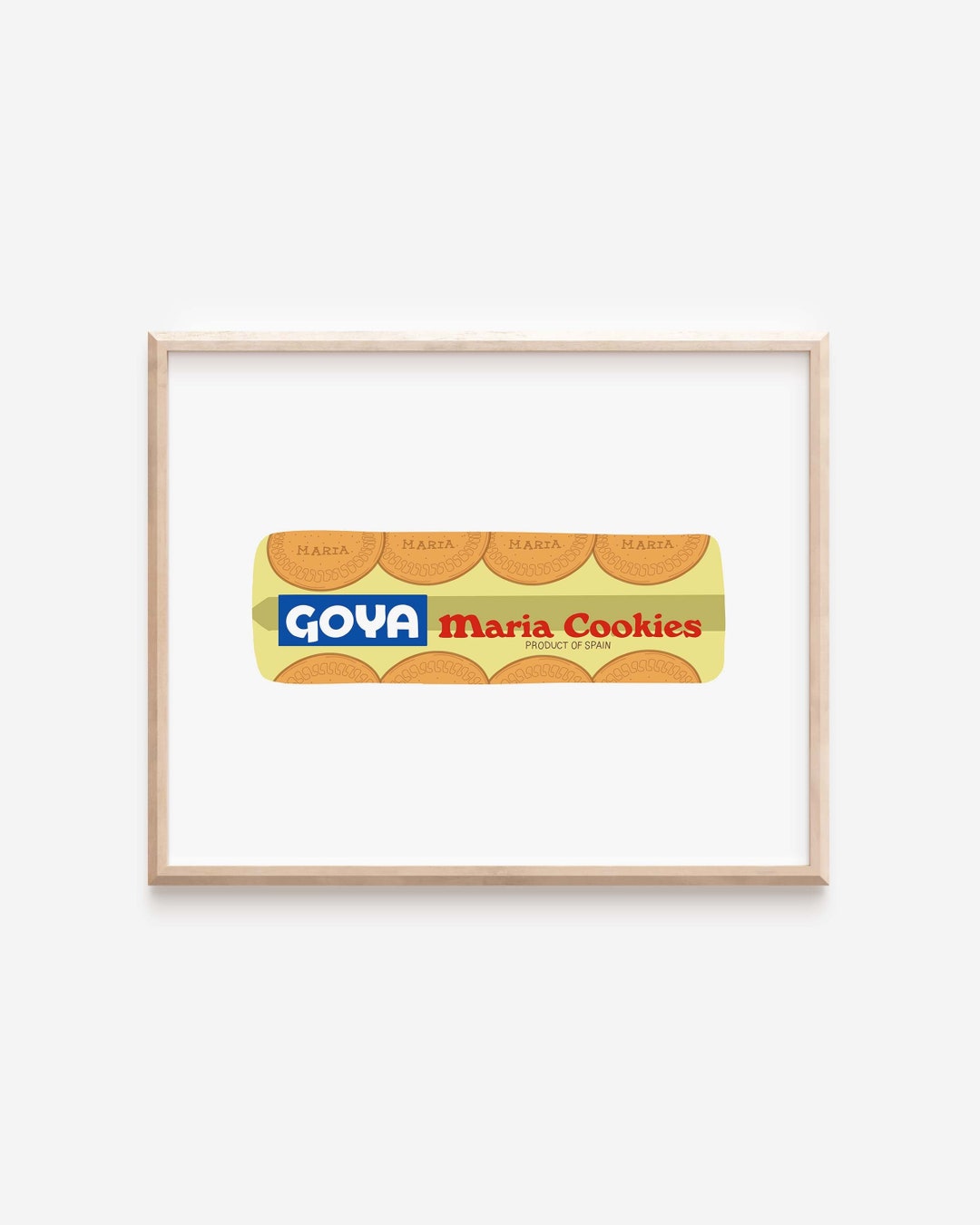Maria Kekse Goya Kunstdruck | Druckbare Miami Wandkunst | Kekse ...