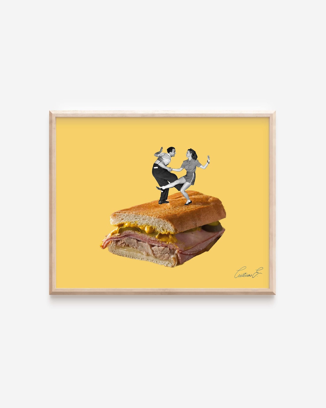 Copa-cubana Art Print | Cuban Sandwich Art | Cuban Food Art | Miami Art ...