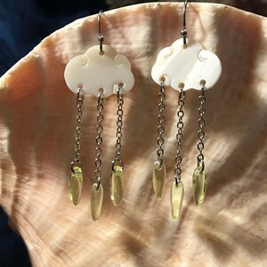 Nuclear Fallout Earrings Fluorescent UV Stormcloud Uranium Vaseline ...
