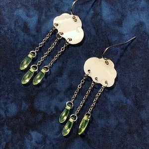 Nuclear Fallout Earrings Fluorescent UV Stormcloud Uranium Vaseline ...