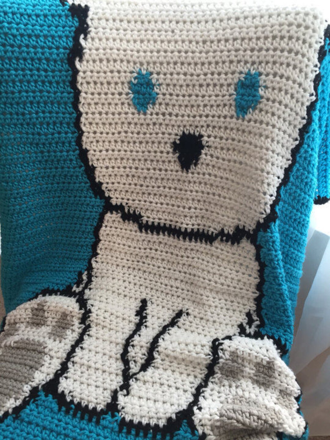 Polar Bear/teddy Bear Graphgan Pattern - Bear Blanket Pattern - Baby ...