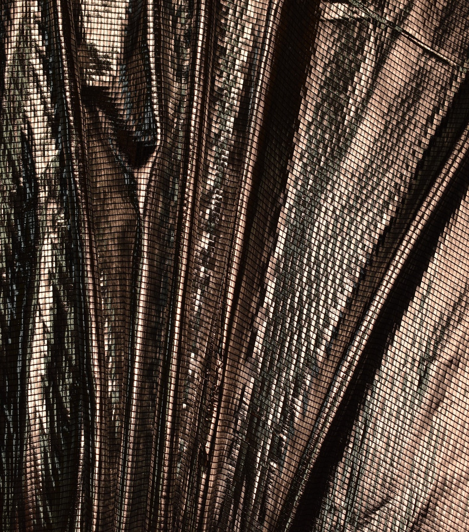 Metallic Knit With Square Sequins Costume Apparel Fabric by - Etsy