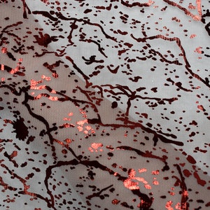 Red Bloody Slasher Costume on White Mesh Haunted House Horror Movie ...