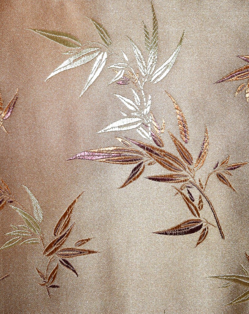 Dark Gold With Bronze and Gold Metallic Bamboo Traditional | Etsy