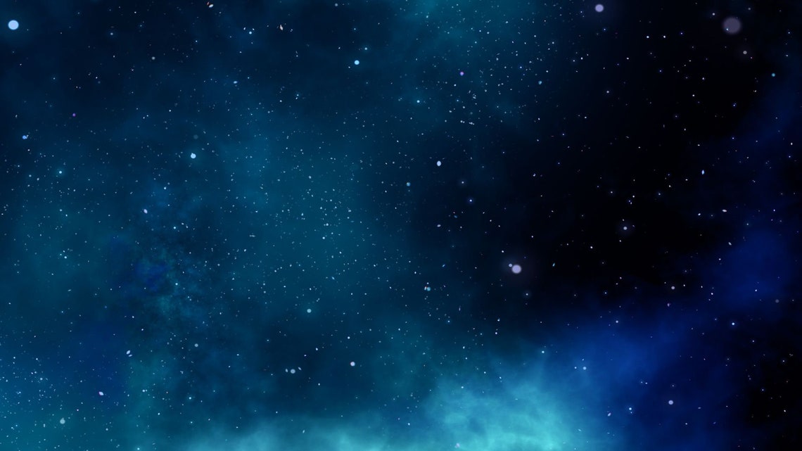 Blue Starry Sky | Zoom Virtual Background - Etsy