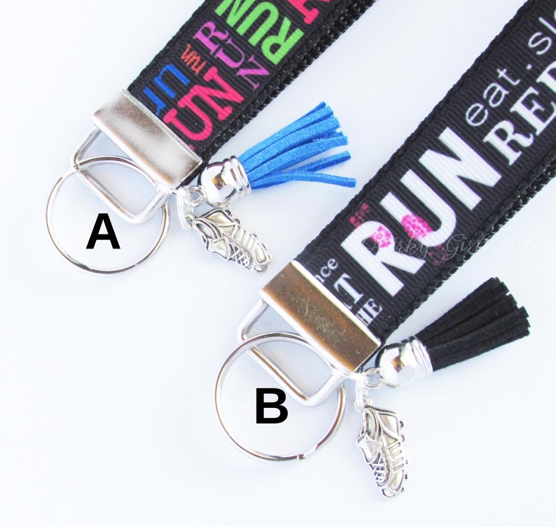 Runner Key Fob Running Keychain Marathon Runner Gift | Etsy