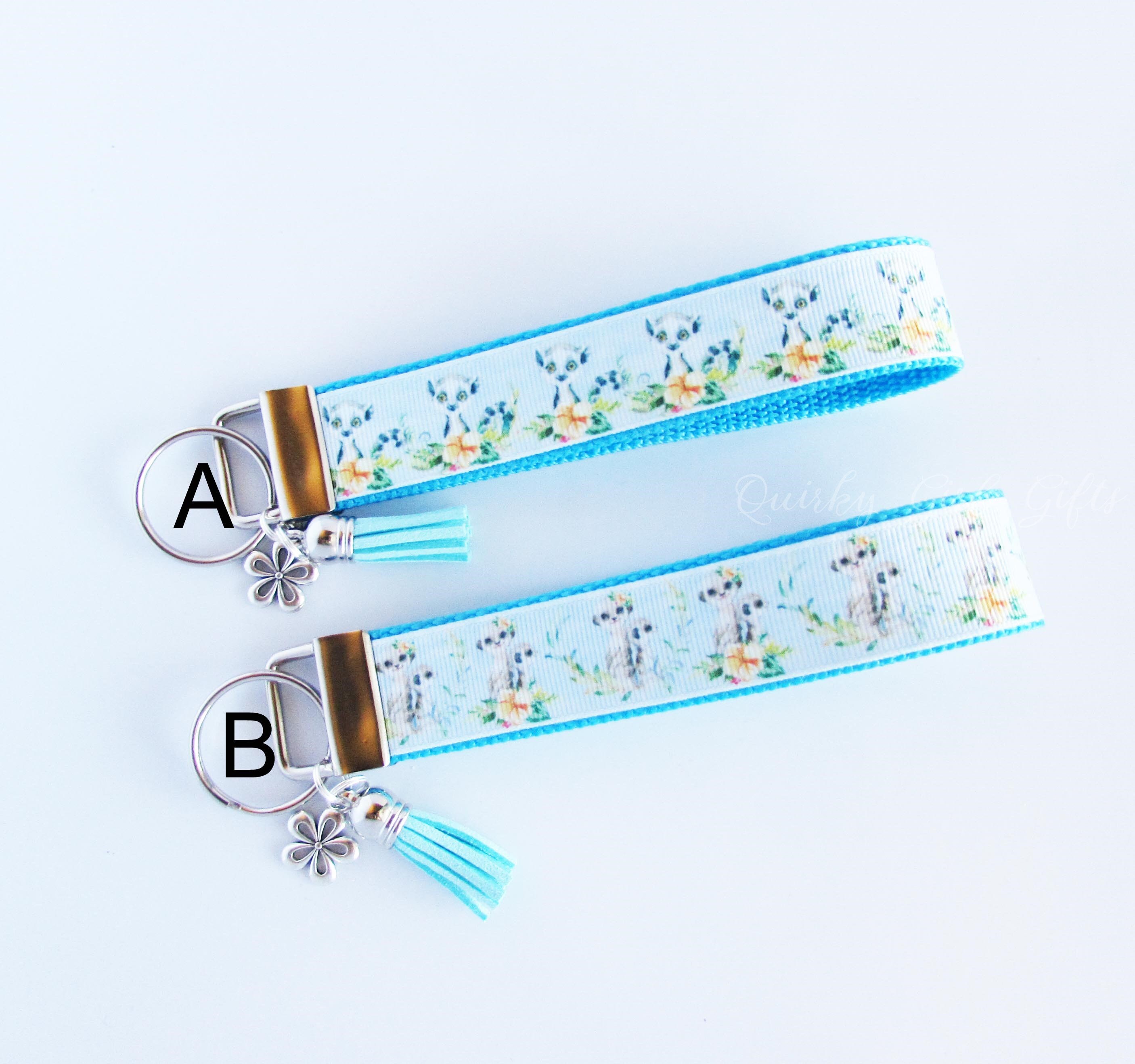 Lemur Key Fob Meerkat Key Fob Animal Wristlet Exotic | Etsy