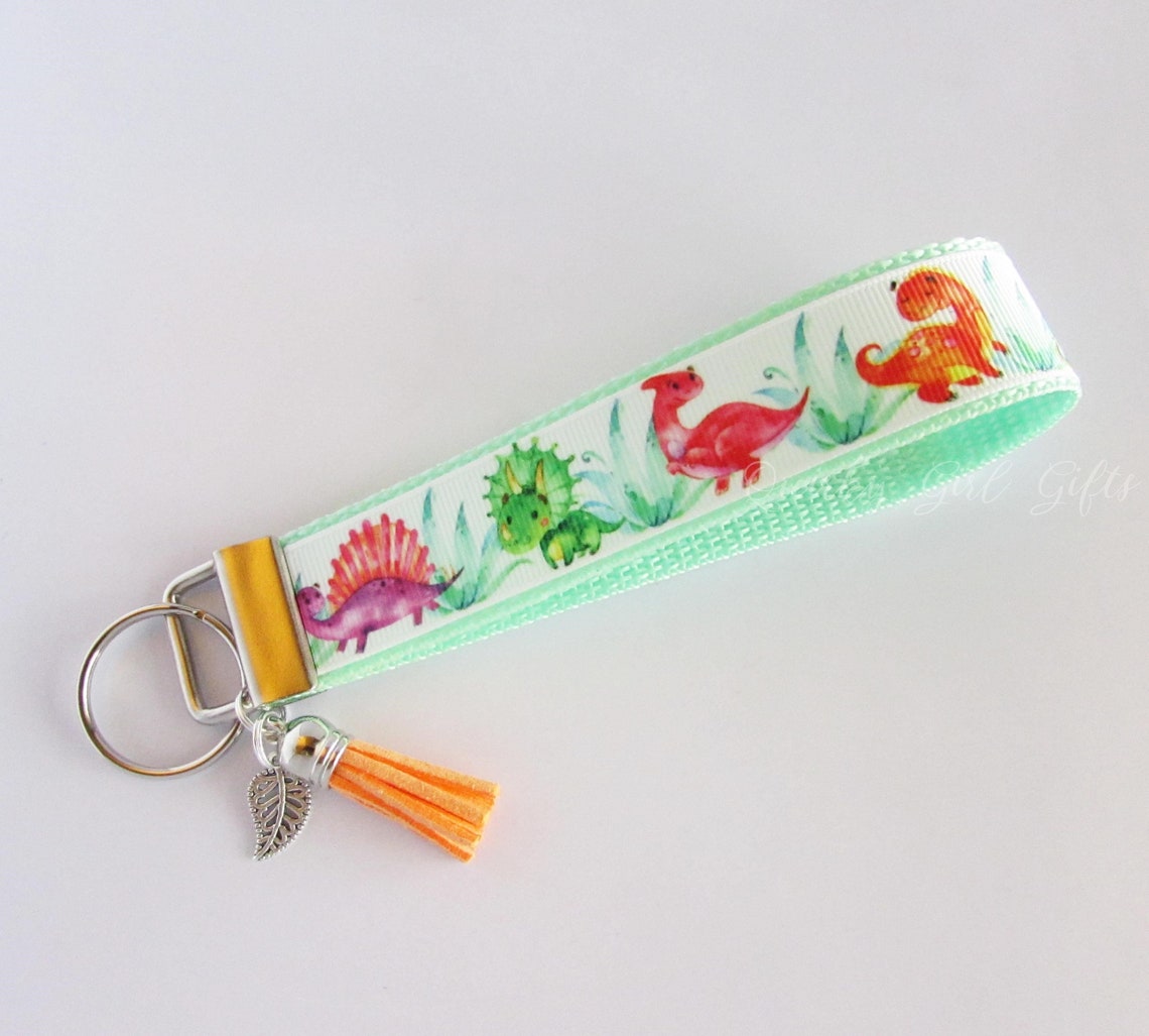 Dinosaur Key Fob Dinosaur Keychain Tyrannosaurus | Etsy