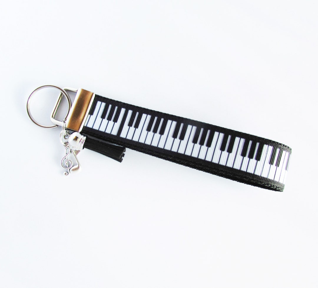Piano Key Fob Wristlet – Musician Gift With Music Charm - Etsy