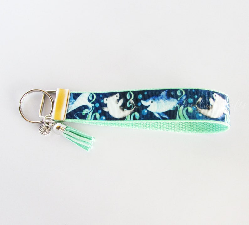 Shark Key Fob - Stingray Key Fob - Sea Creature Key Fob - Shark ...