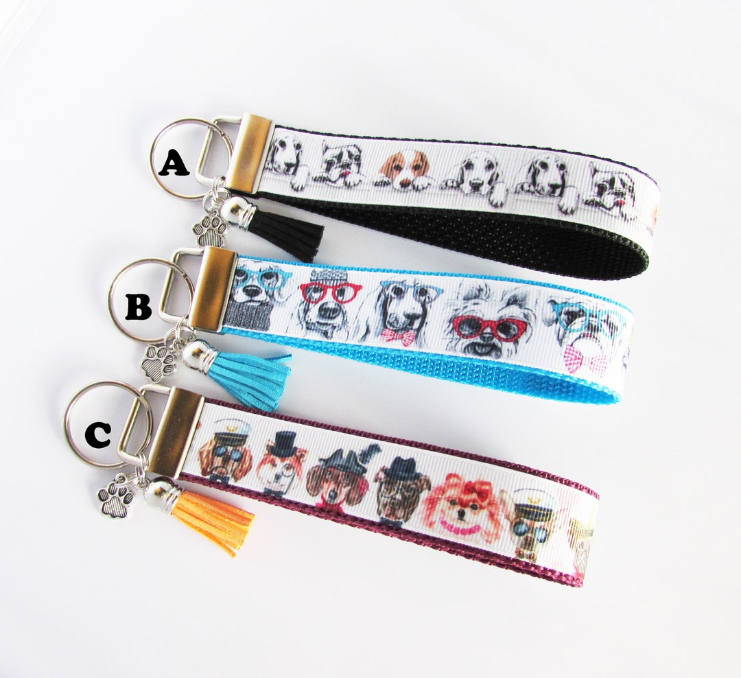 Your Choice Dog Key Fob - Dog Keychain - Pet Lover Gifts- Puppy Key Fob ...