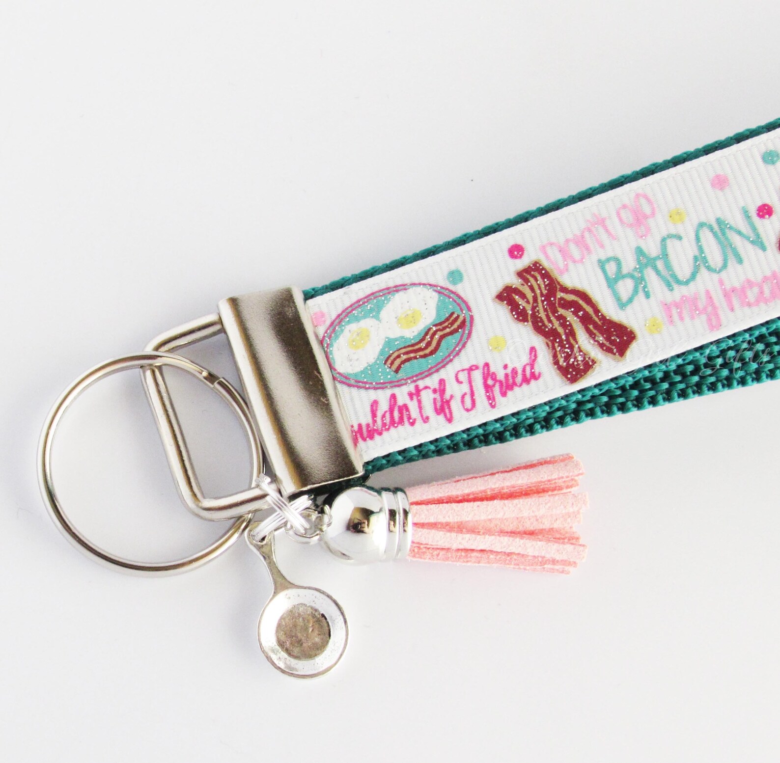 Bacon and Eggs Key Fob Don't Go Bacon My Heart Key Chain - Etsy