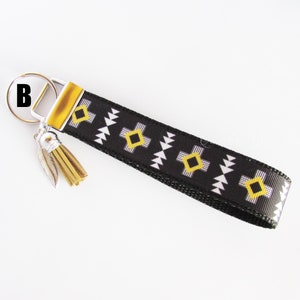 Aztec Key Fob - Aztec Keychain - Southwestern Key Fob - Tribal Keychain ...