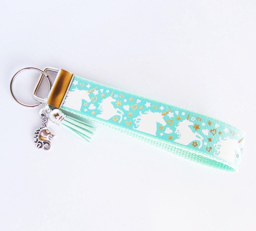 Unicorn Key Fob - Unicorn Keychain - Elegant Unicorn Key Fob - Unicorn ...