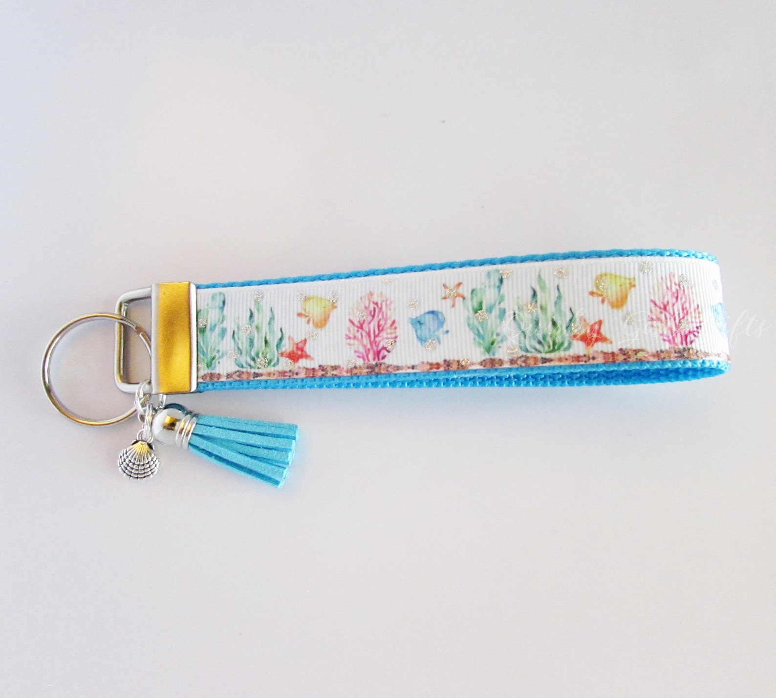 Sea Life Key Fob Fish Key Fob Starfish Key Fob Ocean - Etsy