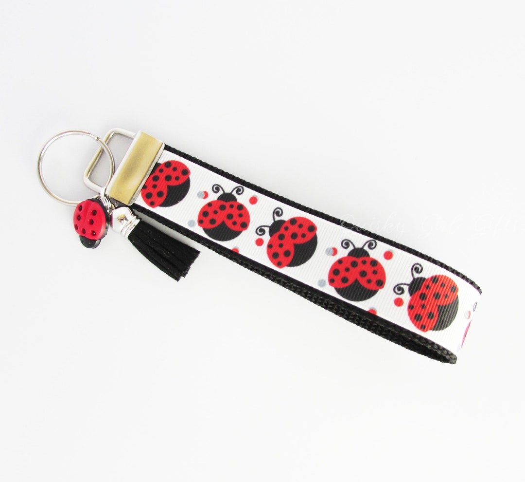 Ladybug Key Fob - Lady Bug Keychain - Bug Gifts for Her - Ladybug Gifts ...