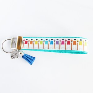 Artist Key Fob Art Supply Keychain Paint & Brush Key Fob - Etsy