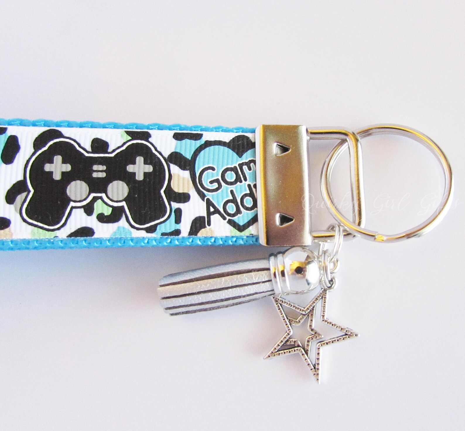 Game Addict Key Fob Gamer Key Fob Video Game Key Fob - Etsy