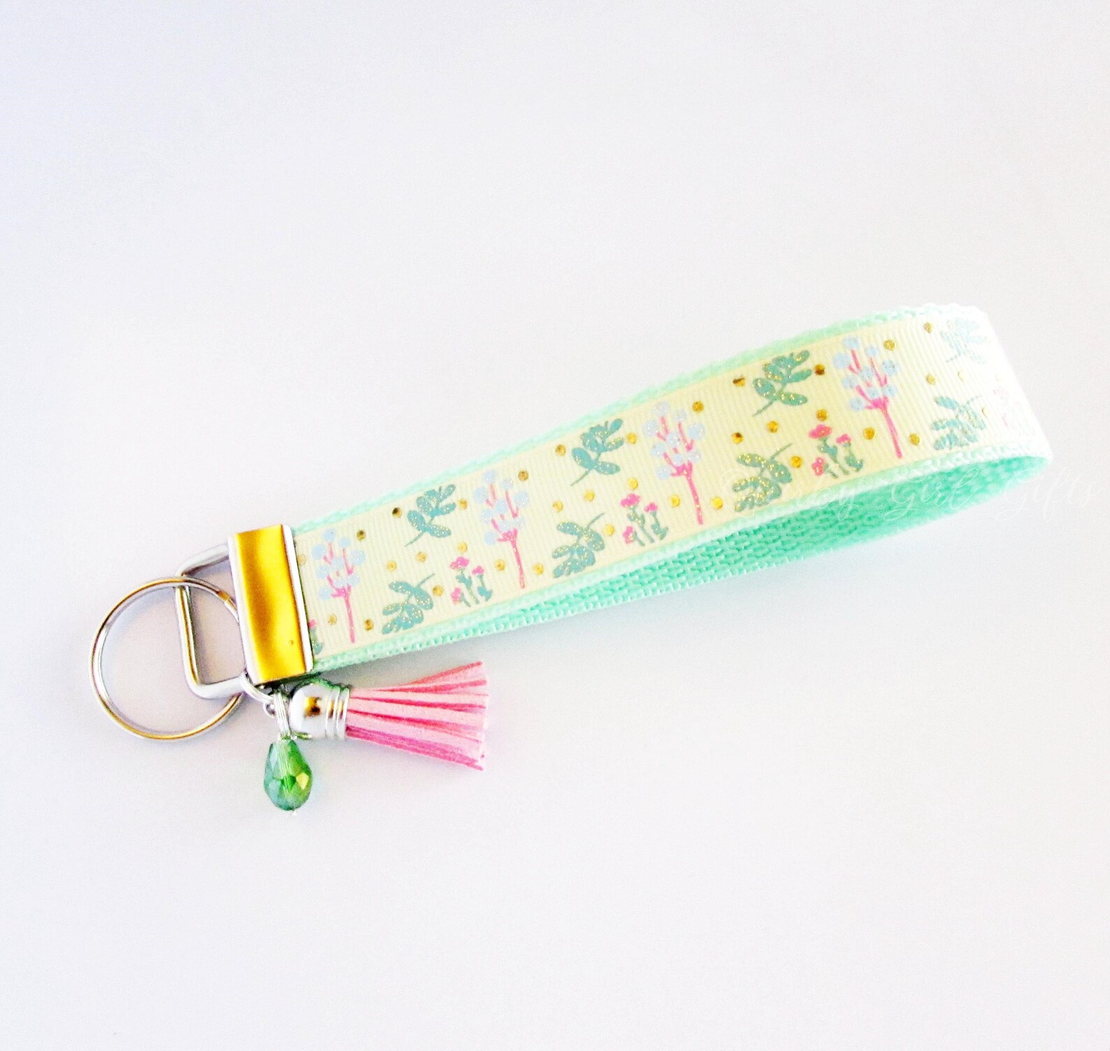 Leaf Key Fob - Foliage Key Fob - Branch Key Fob - Plant Keychain ...
