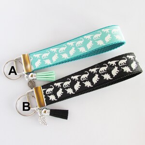 Dinosaur Key Fob - Dinosaur Keychain - Stegosaurus Key Fob ...